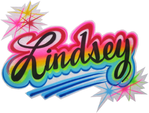 Lindsey (in Glitter Text)