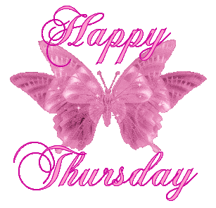Happy Thursday (in Glitter Text)