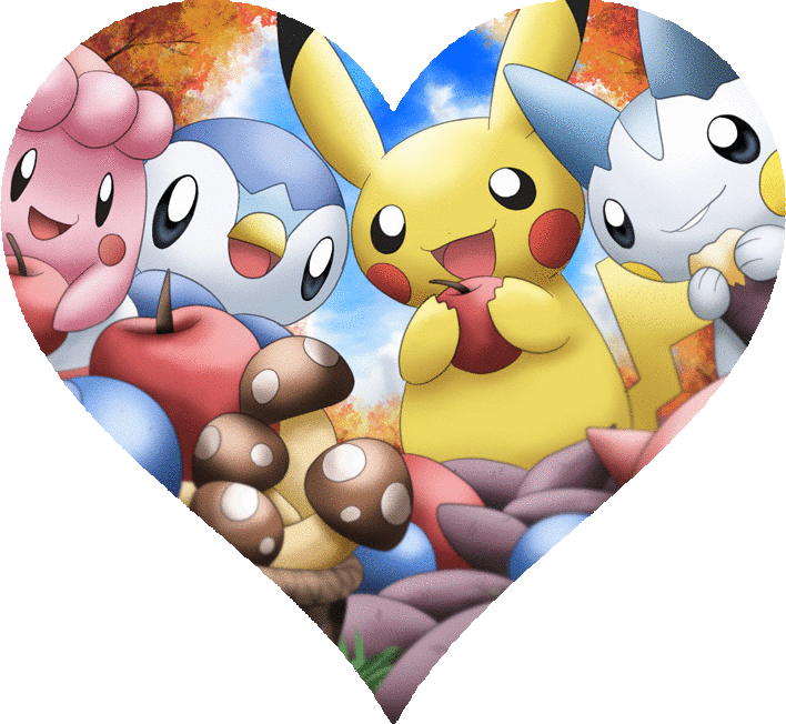 pokemon in a heart (in Clipart)