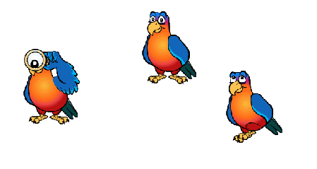 Parrots! (in Clipart)