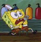 spongebob fry cook (in Clipart)