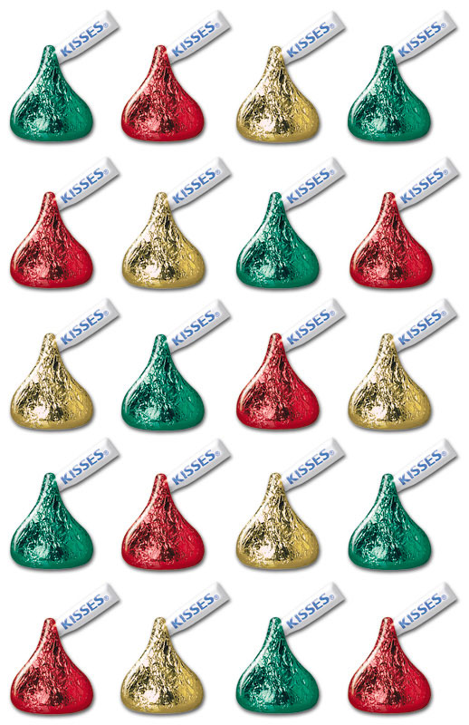 Candy Kisses In Backgrounds