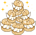CREAM PUFFS (in Animated GIFs)