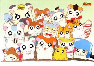 Hamtaro Gang (in Backgrounds)