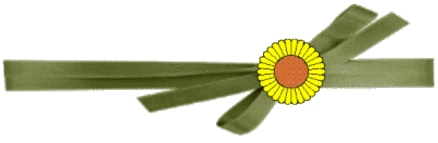 Sunflower Ribbon Divider (in Dividers)