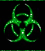Green Biohazard Glitter
