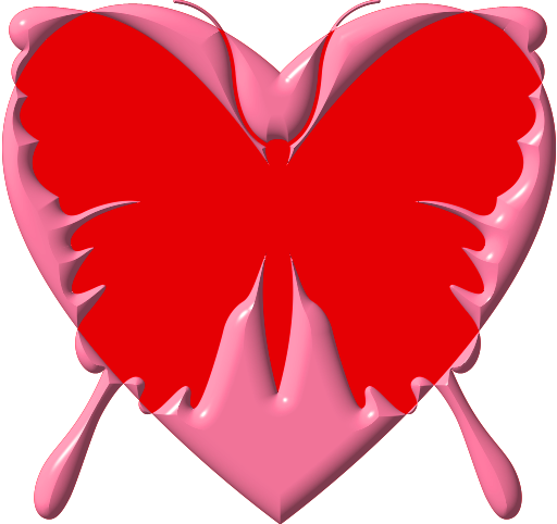 butterfly Heart (in Clipart)