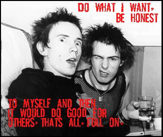 johnny rotten quote (in Clipart)