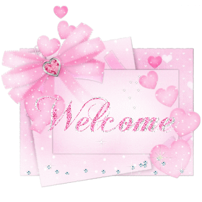Welcome (in Glitter Text)