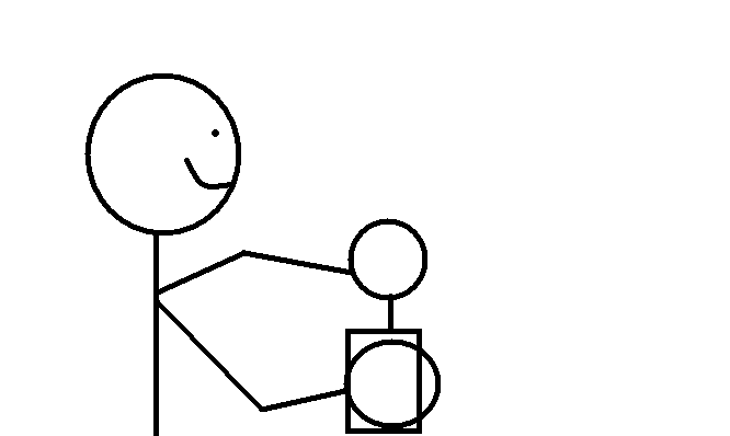 Stickman Bubble 1 (in Animated GIFs)