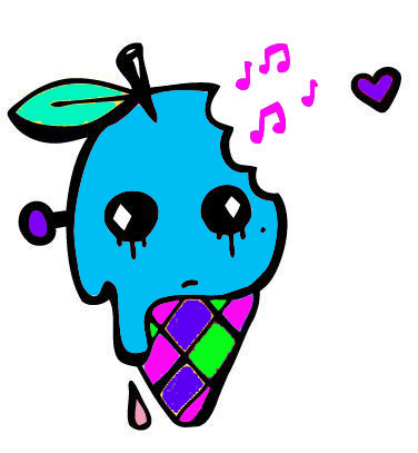 Emo Ice Cream Cone (in Clipart)