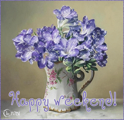 Happy weekend (in Glitter Text)