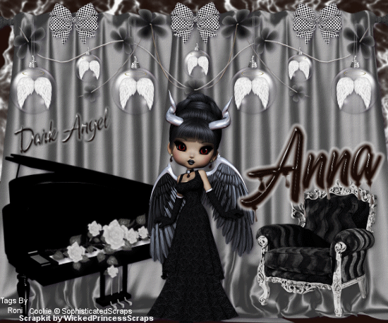 Anna (in Glitter Text)