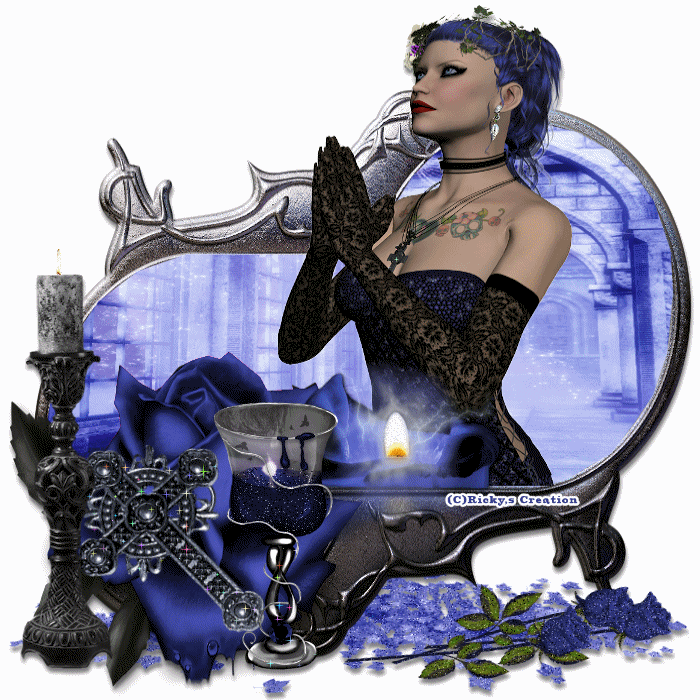 Goth Blue (in Sparkles)