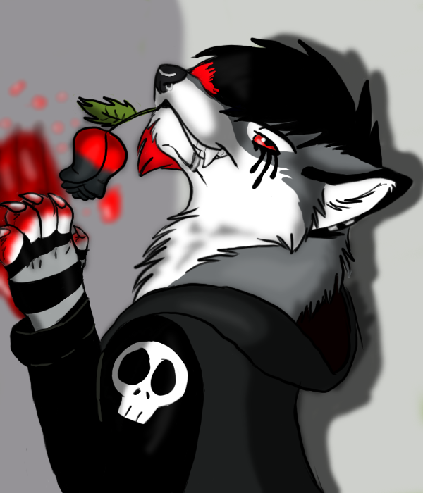 Emo wolf (in Clipart)