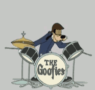 Goofy â˜† Drummer (in Animated GIFs)