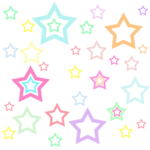 Pastel Rainbow Star Background (in Backgrounds)