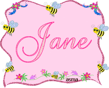 Jane (in Glitter Text)