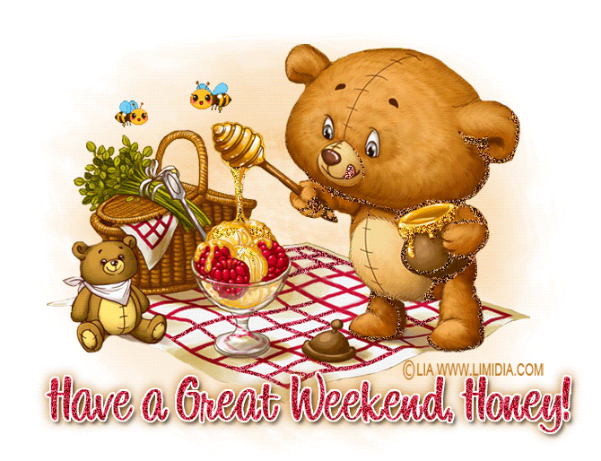 Have a great weekend (in Glitter Text)