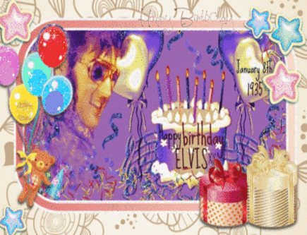 Happy Birthday Elvis (in Sparkles)