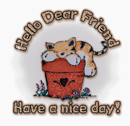 have a nice day (in Glitter Text)