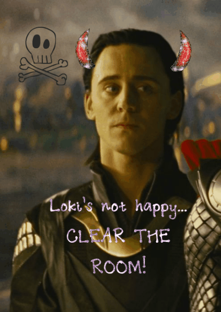 Loki's Angry (in Animated GIFs)