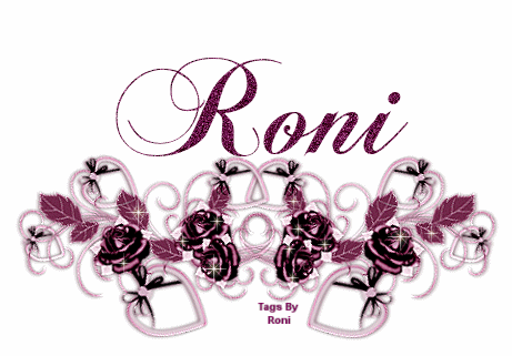 Roni (in Glitter Text)
