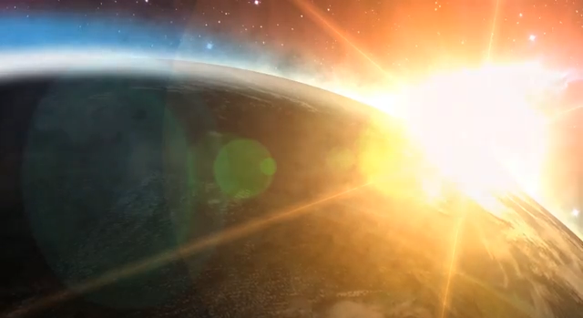 Space Rip Sun Glare 1 (in Clipart)