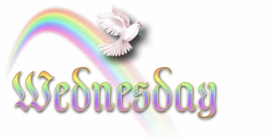 Wednesday - days (in Glitter Text)