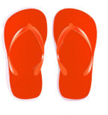 Rainbow Flip Flops (in Animated GIFs)
