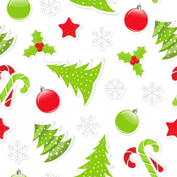 Christmas tiled background (in Backgrounds)