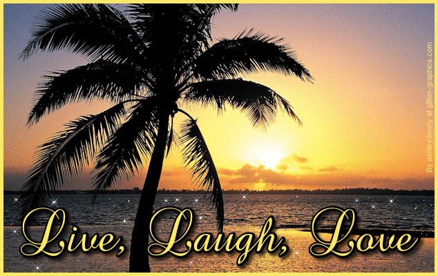 Live, Laugh, Love (in Glitter Text)