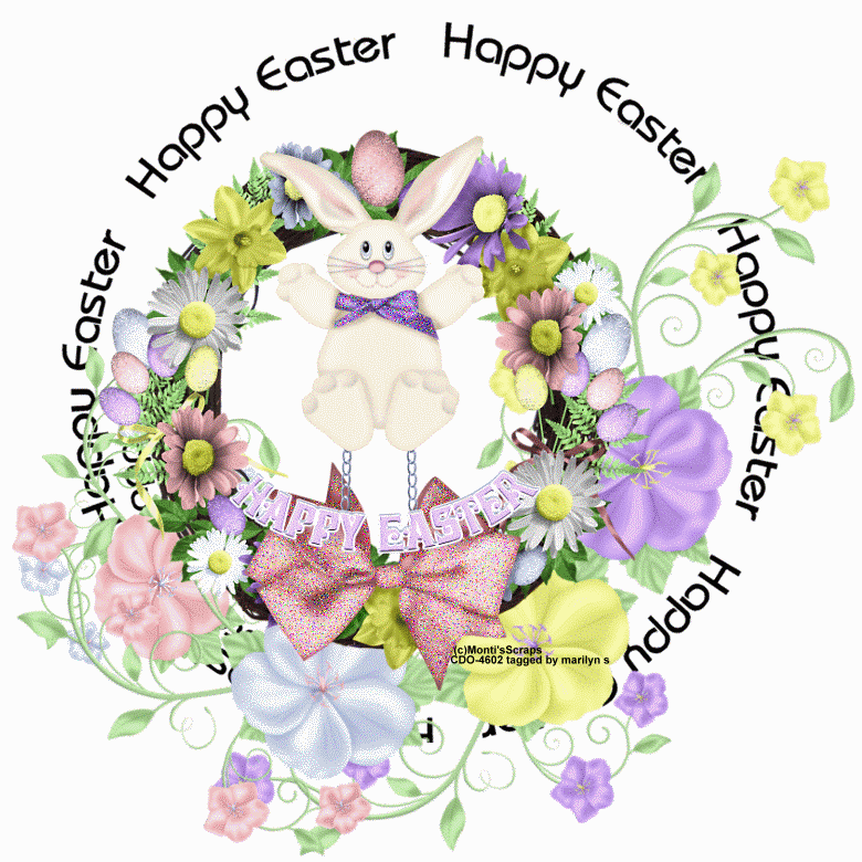 Happy easter rabbit/easter (in Seasonal)