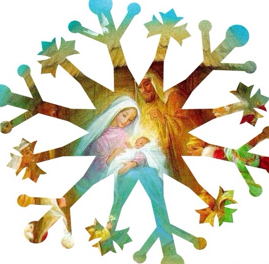 Nativity Snowflake (in Seasonal)