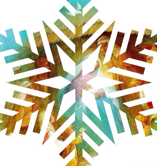 Nativity Snowflake (in Seasonal)