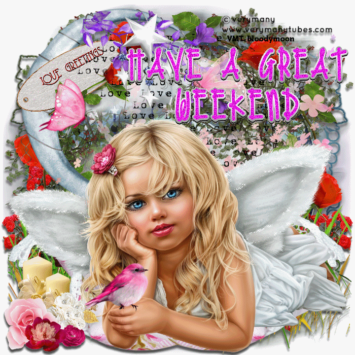 Weekend (in Glitter Text)