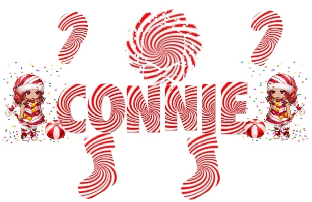 Connie (in Glitter Text)