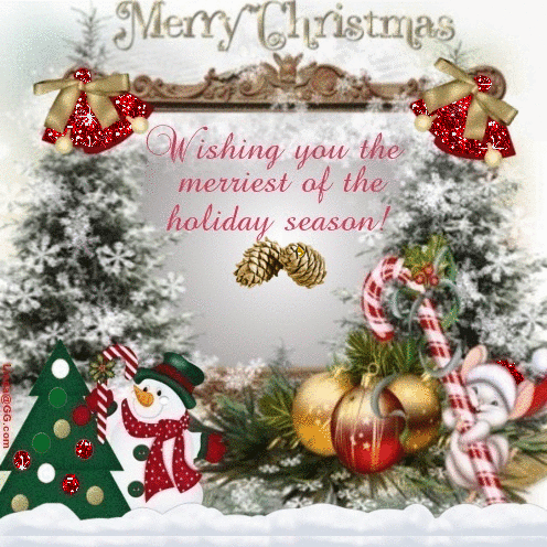 Merry Christmas Happy Holiday Wishes (in Seasonal)