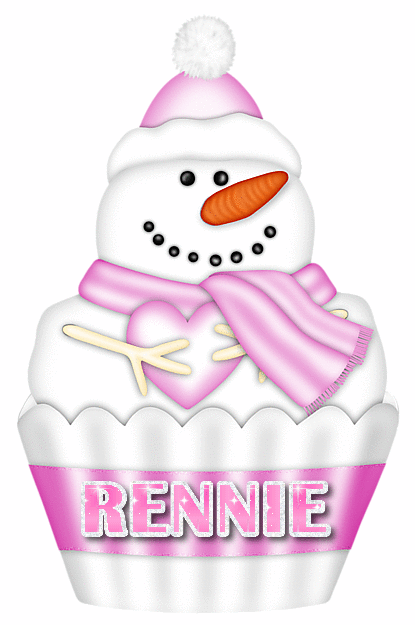 PinkSnowcup~Rennie (in Glitter Text)