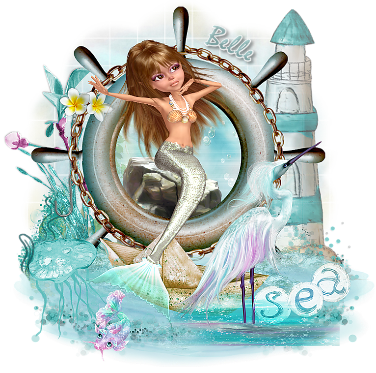 Sea~Belle (in Glitter Text)