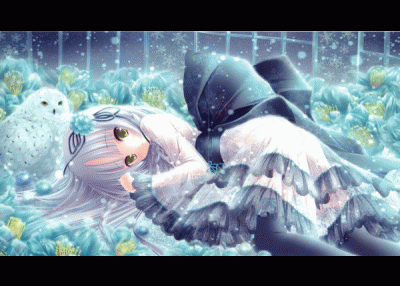 Blue Anime Slideshow (in Animated GIFs)