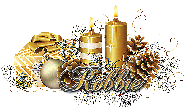 Robbie (in Glitter Text)