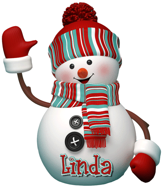 Linda (in Glitter Text)