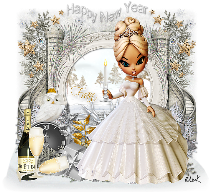 Fran (in Glitter Text)