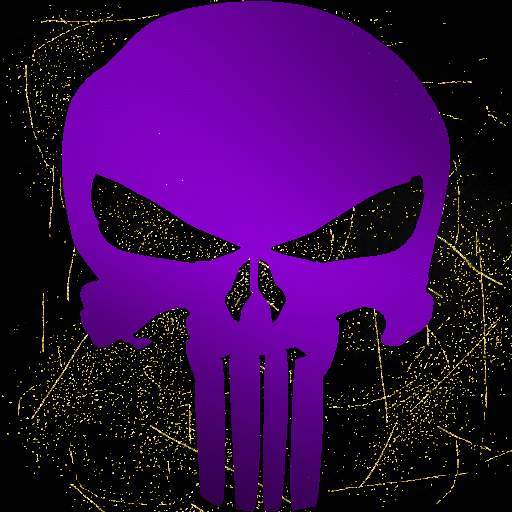 punisher purple gold (in Sparkles)