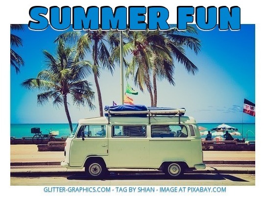 SUMMER FUN, VW VAN, SEASONS, BEACH (in Seasonal)