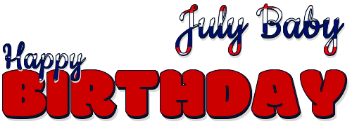happy birthday.. July Baby (in Seasonal)