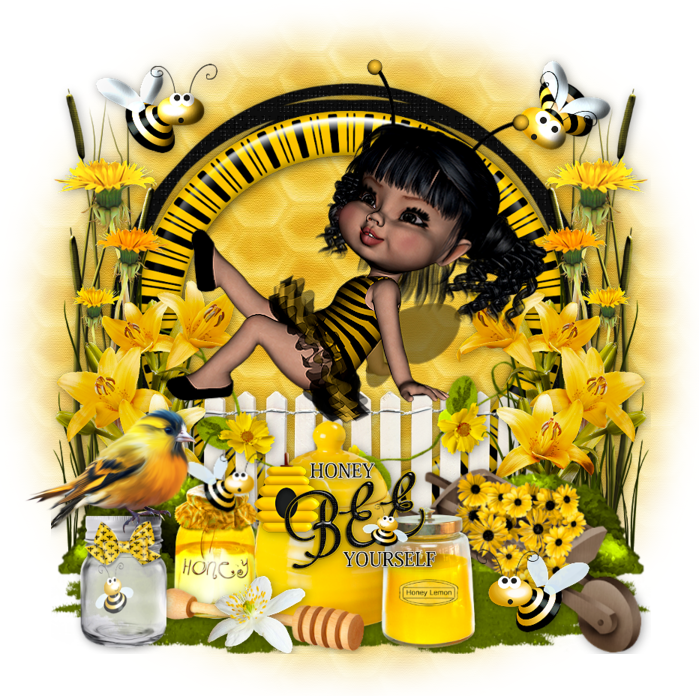 Honey, Bee Yourself (Bumble Bee Girl) (in Seasonal)