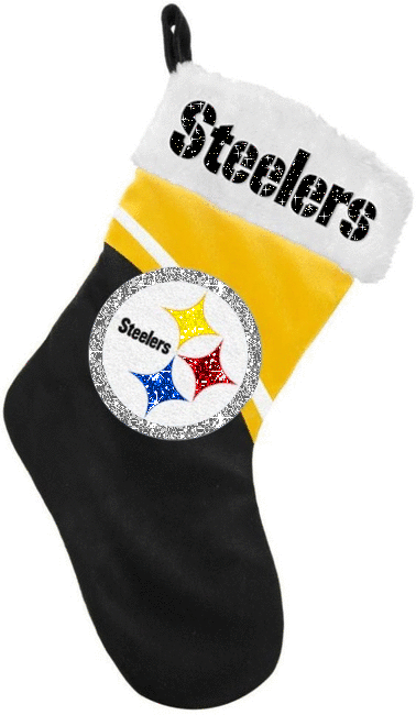 Christmas Steelers Stocking (in Seasonal)