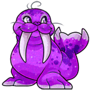 purple walrus (in Sparkles)